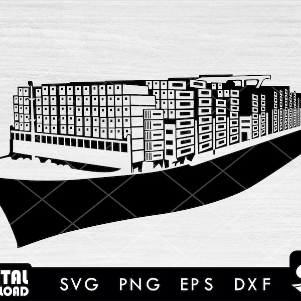 Cargo Container Svg - Etsy