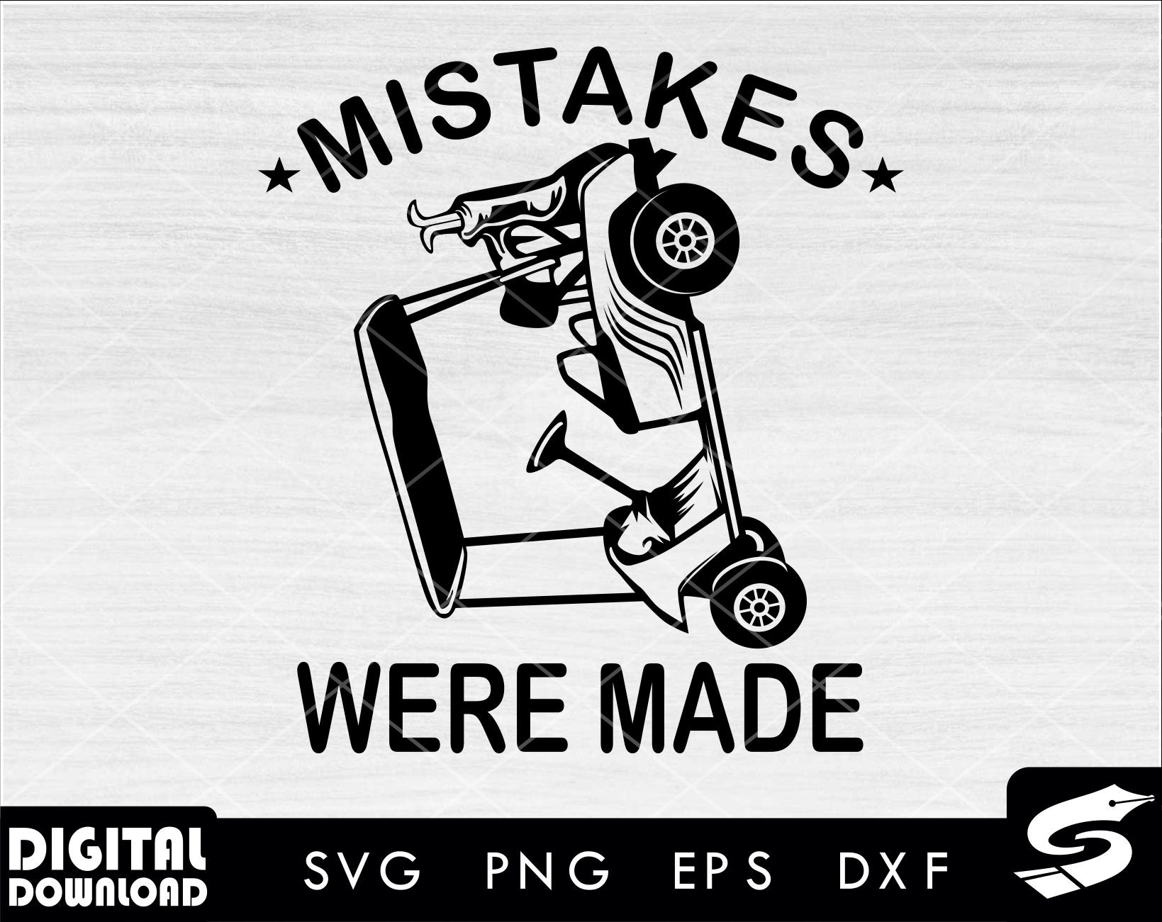 Mistakes Were Made Svg, Golf Cart Png, Golf Cart Clipart, Golf Svg ...