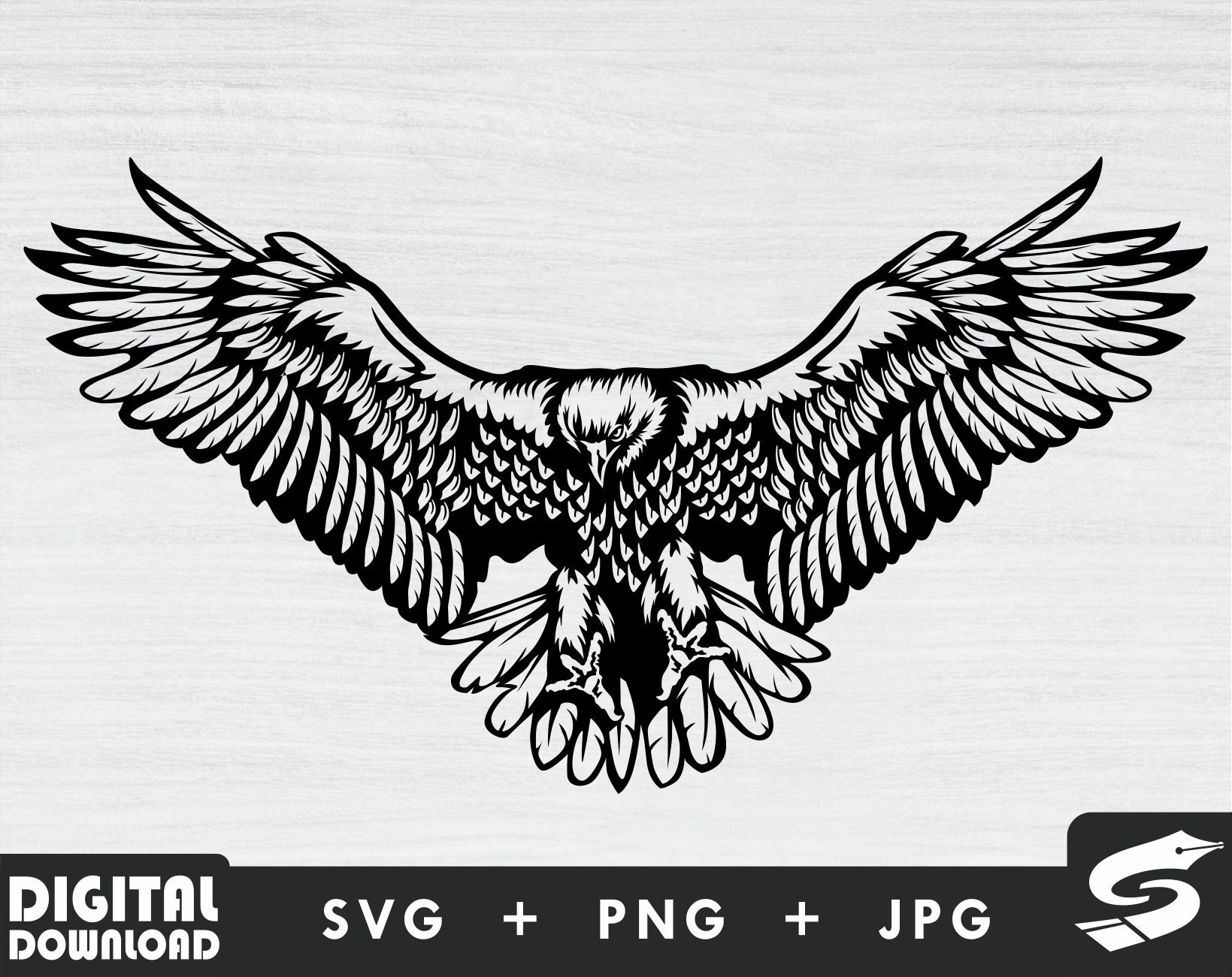 American Eagle Svg, Eagle Svg, American Eagle Svg, Eagle Vector, for ...