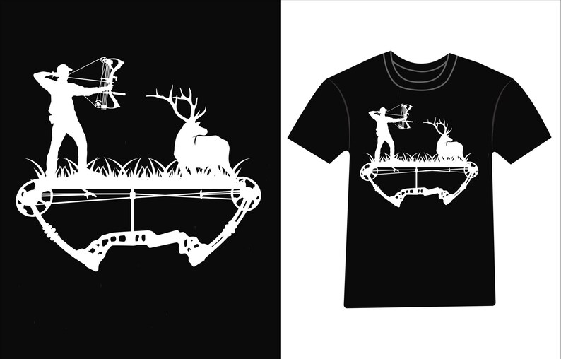 Deer Bow Hunting Archery Svg, Bow Hunting Svg, Deer Hunter Svg, Archery ...