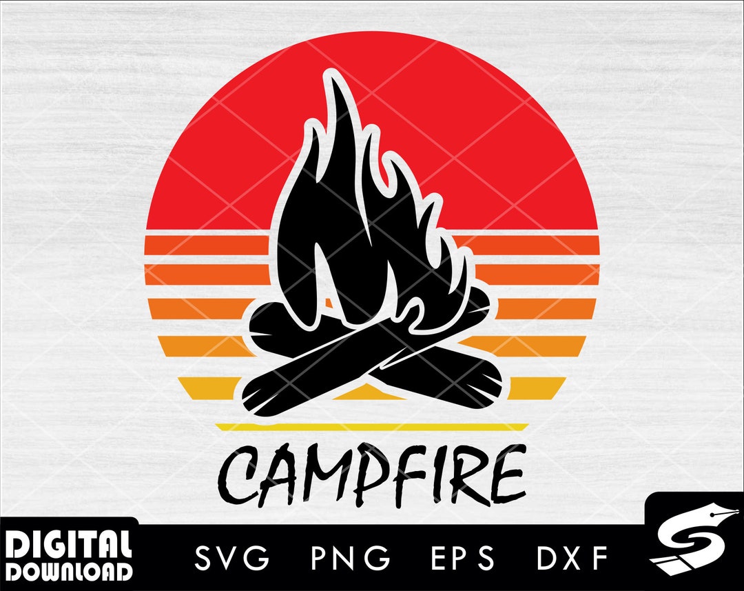 The Campfire Svg, Camping Svg, Camp Life Svg, Campfire Svg, Summer Svg ...