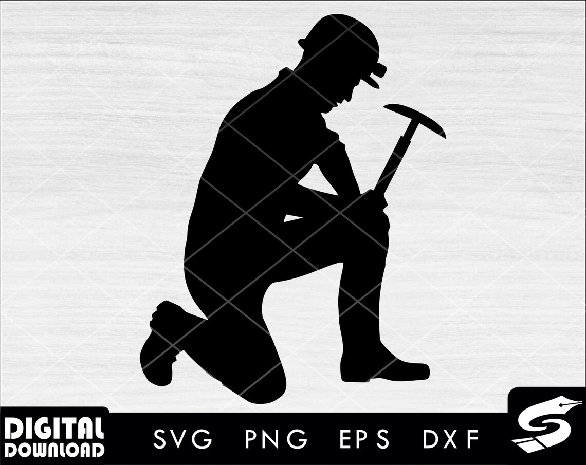 Gold Miner Svg, Miner Svg, Mining Svg, Coal Miner Svg, Svg Files for ...