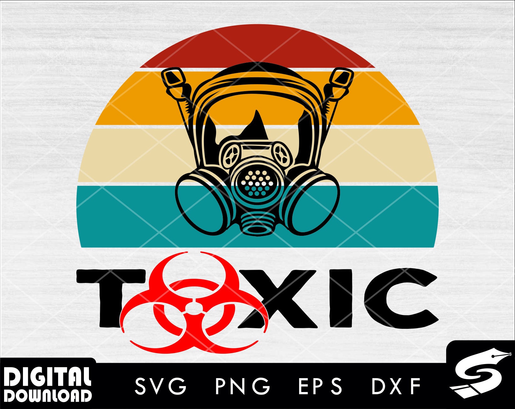 Gas Mask #3 SVG, Gas Mask Png, Gas Mask Clipart, Respirator Mask Svg ...