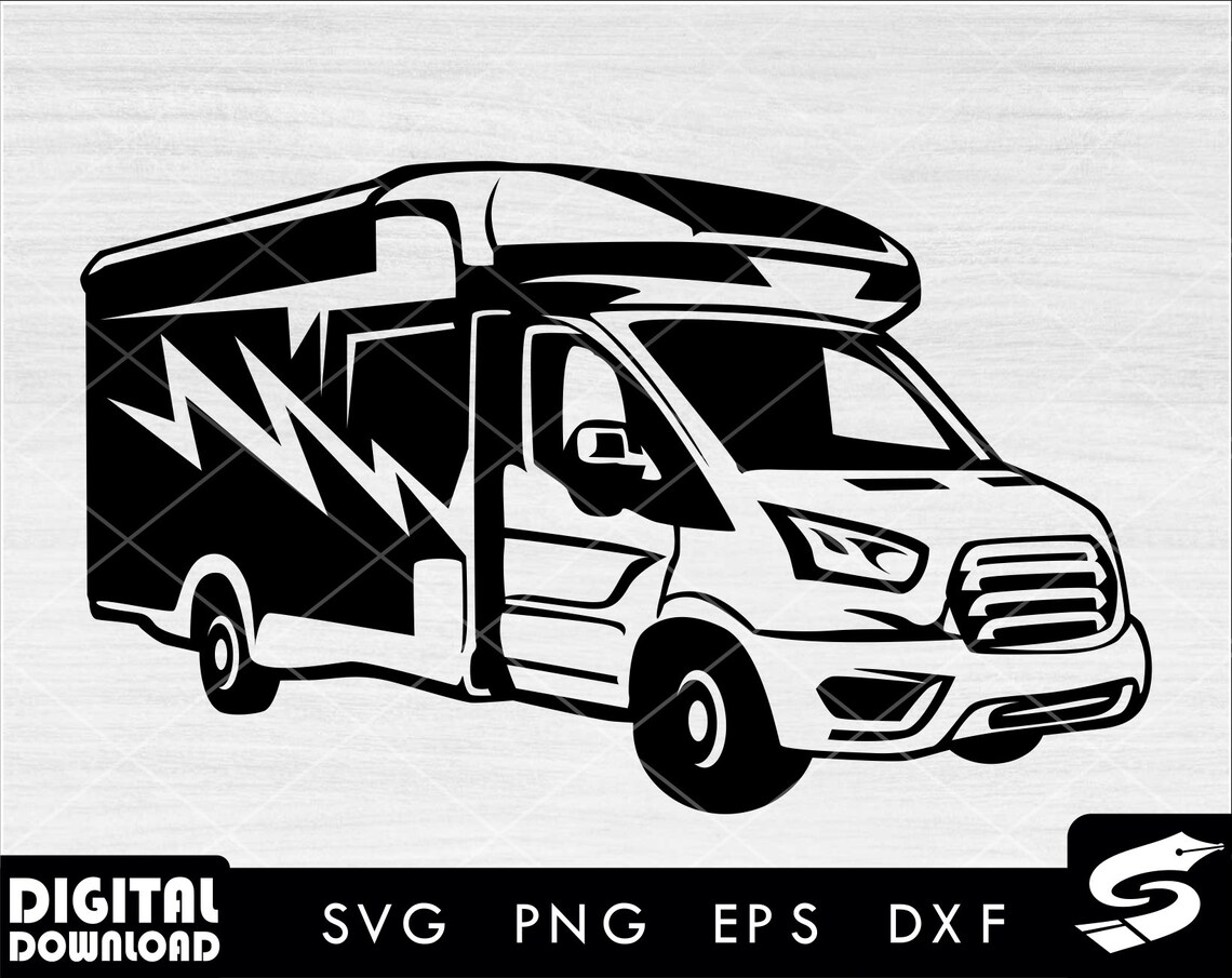 Camper Svg, Camper Svg, RV Svg, Motorhome Svg, Camper Clipart, Camper ...