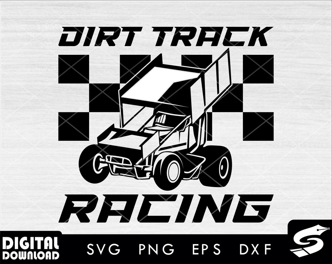 Dirt Racing SVG, Racing Svg, Dirt Track Racing Svg, Drag Racing Svg ...