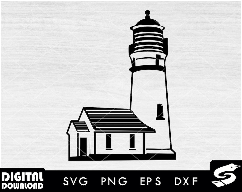 Light House Svg, Lighthouse Png, - Instant Download-digtal Files for ...
