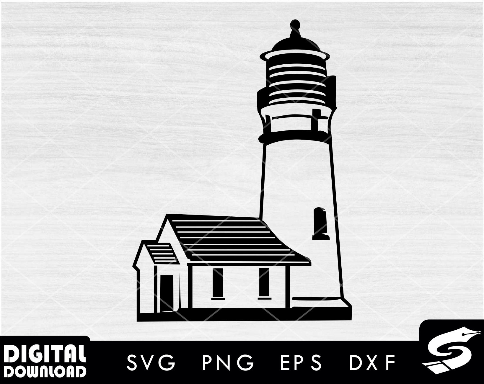 Light House Svg, Lighthouse Png, - Instant Download-digtal Files for ...