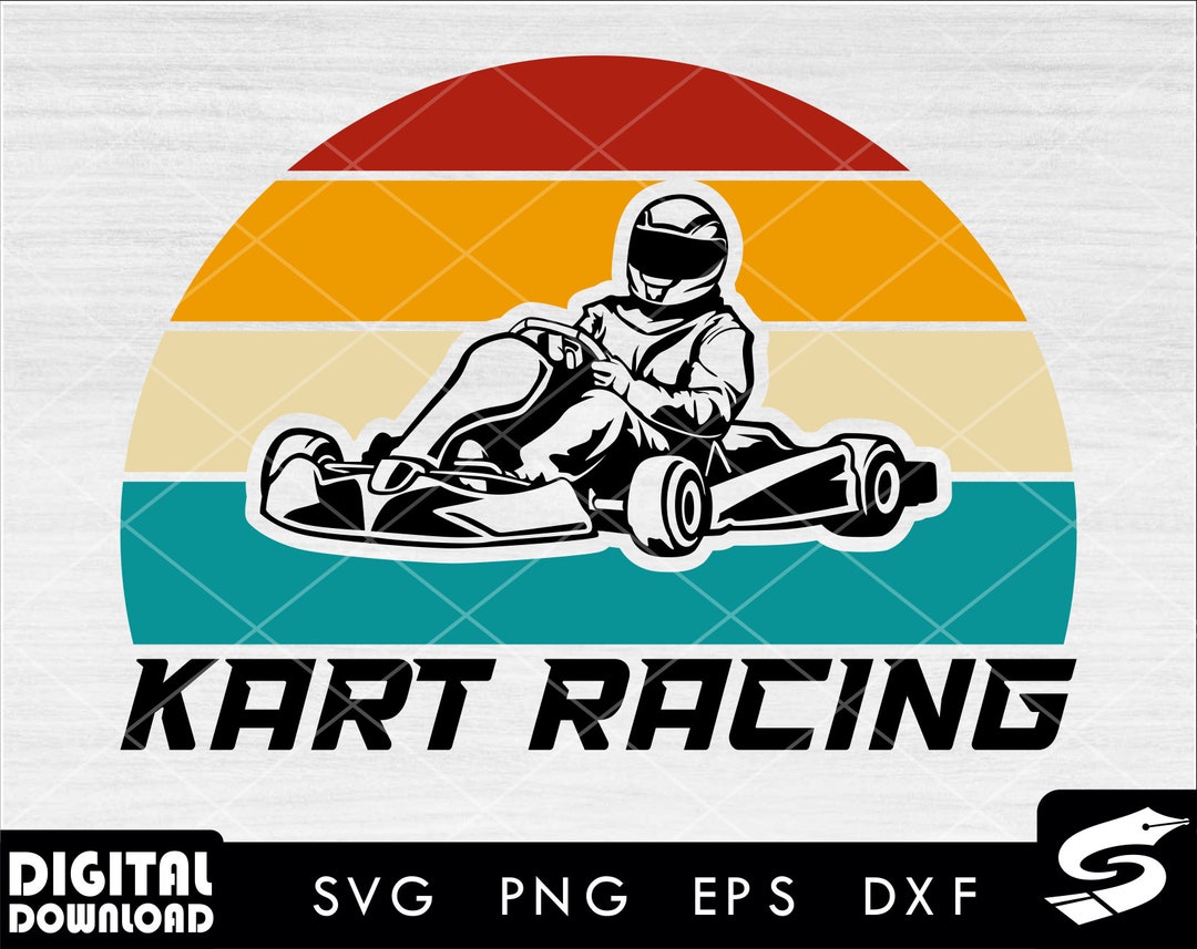 Go Kart Racing #02 Svg, Kart Racing Svg, Go Kart Racer Svg, for Go Kart Lovers - Etsy