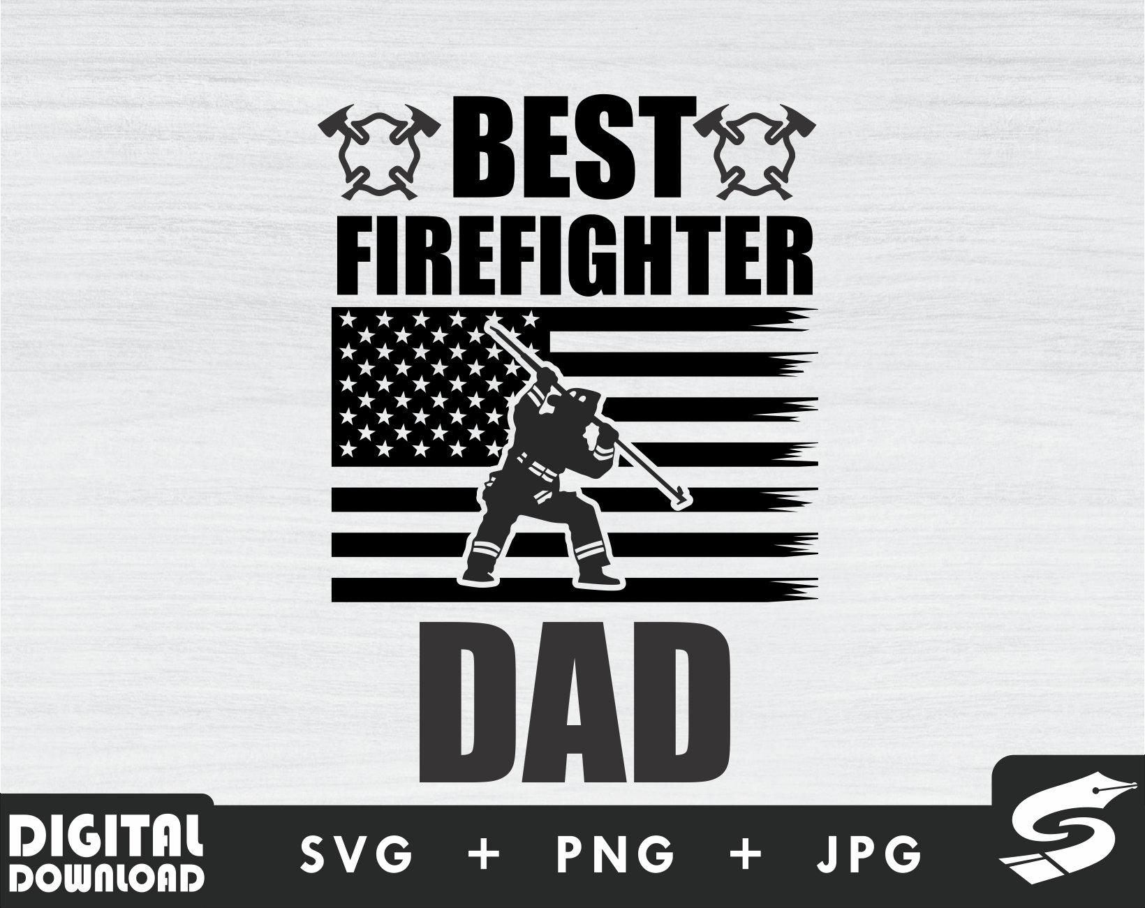 Firefigther Dad Svg, Firefighter Svg, Fireman Svg, Fire Department Svg ...