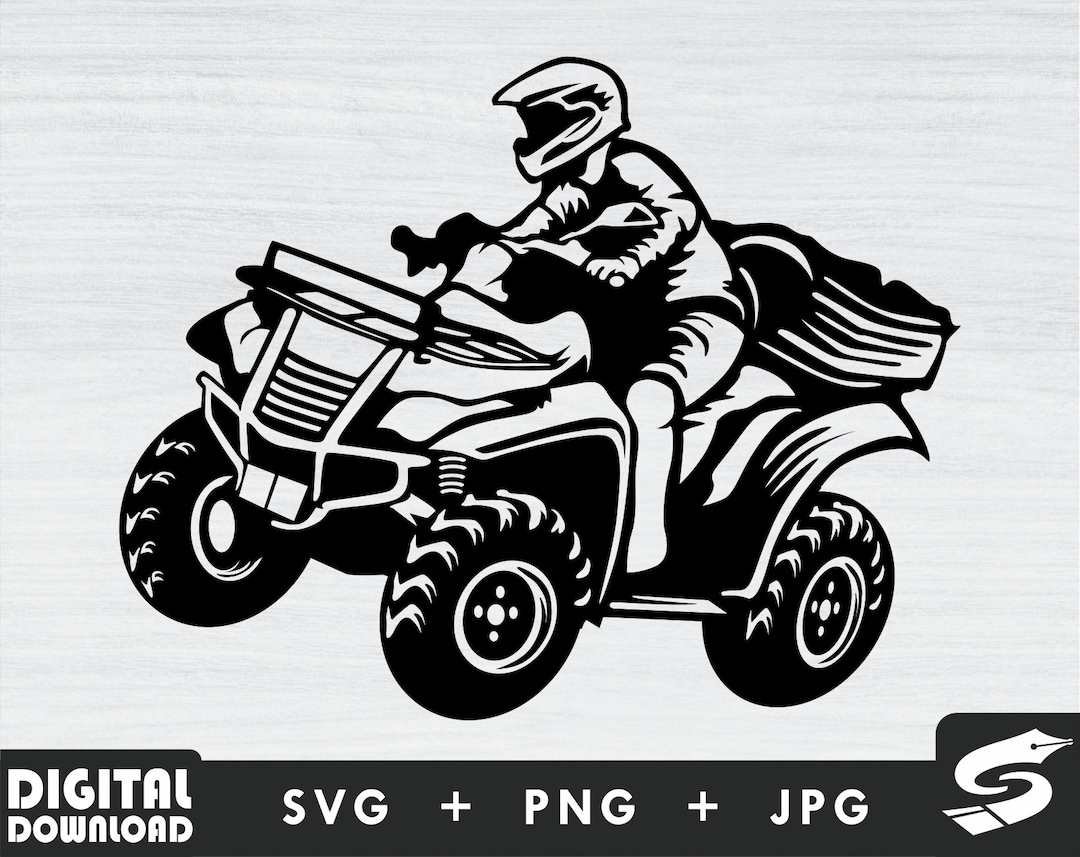 Quad Bike Mud Racing Svg, Atv Svg, Utv Svg, Quad Bike Svg, Mud Riding ...