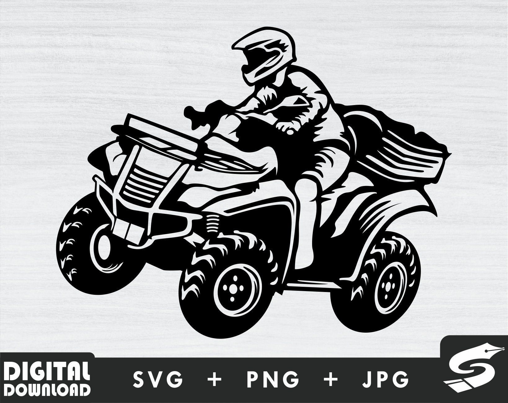 Quad Bike Mud Racing Svg, Atv Svg, Utv Svg, Quad Bike Svg, Mud Riding ...