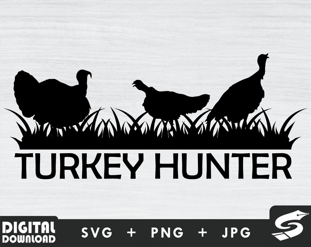 Turkey Hunter 2 Svg, Turkey Svg, Turkey Png, Funny Turkey Svg, Hunting ...