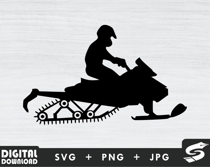 Snow Chick Svg Snowmobile Svg Snowmobile Clipart Female Snowmobiling ...