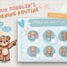 Printable Bear-themed Morning Routine Chart for Toddlers - Etsy