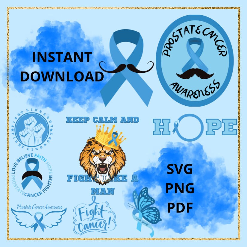 Prostate Cancer Bungle 21 2023 SVG PNG PDF Cancer Awareness Instant ...