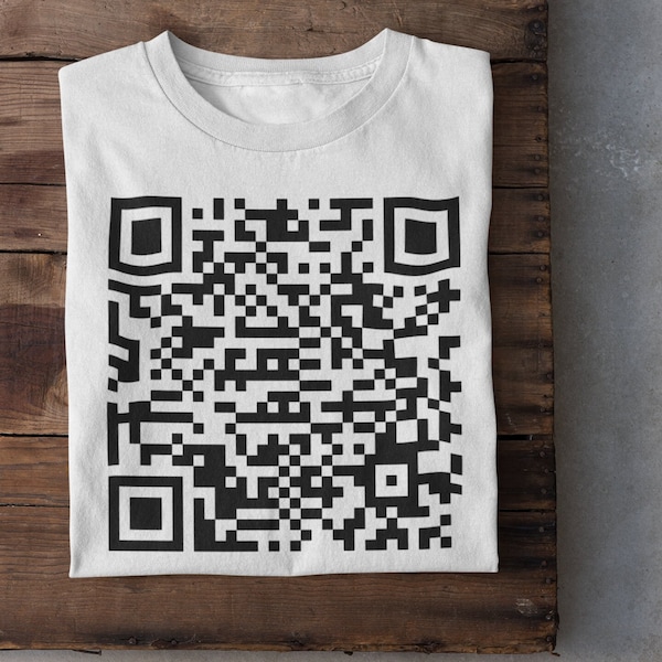 Funny Qr Code Tshirts - Etsy