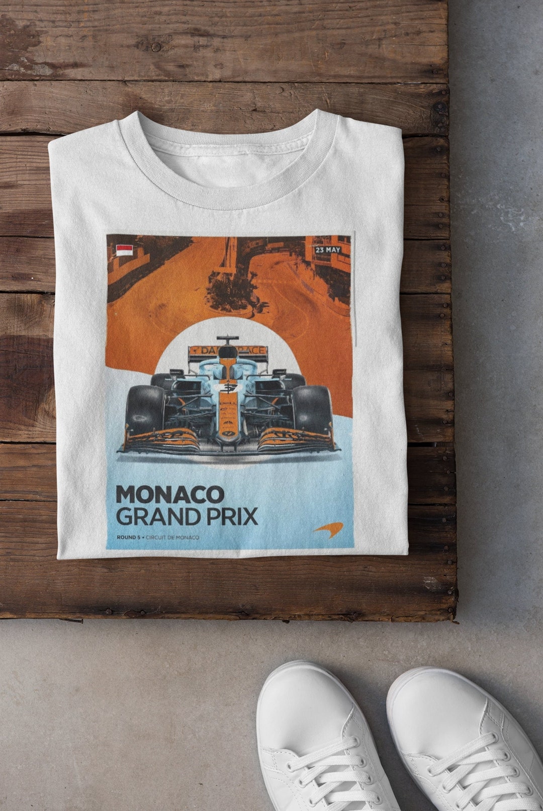 Vintage Monaco Grand Prix T-shirt, Car Race Hoodie, Monaco GP Poster ...