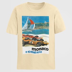 1970 Monaco Grand Prix T-shirt Vintage Car Race Hoodie Racing Fan ...