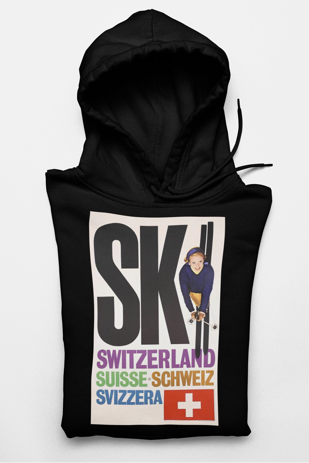 Switzerland Skiing T-shirt , Switzerland Ski Hoodie Skier Sweatshirt ...