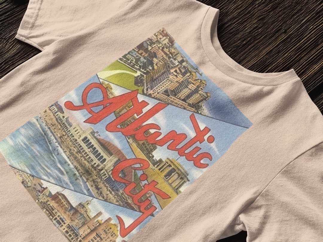 Atlantic City Shirt ,new Jersey Hoodie,skyline Sweatshirt, 80's ...