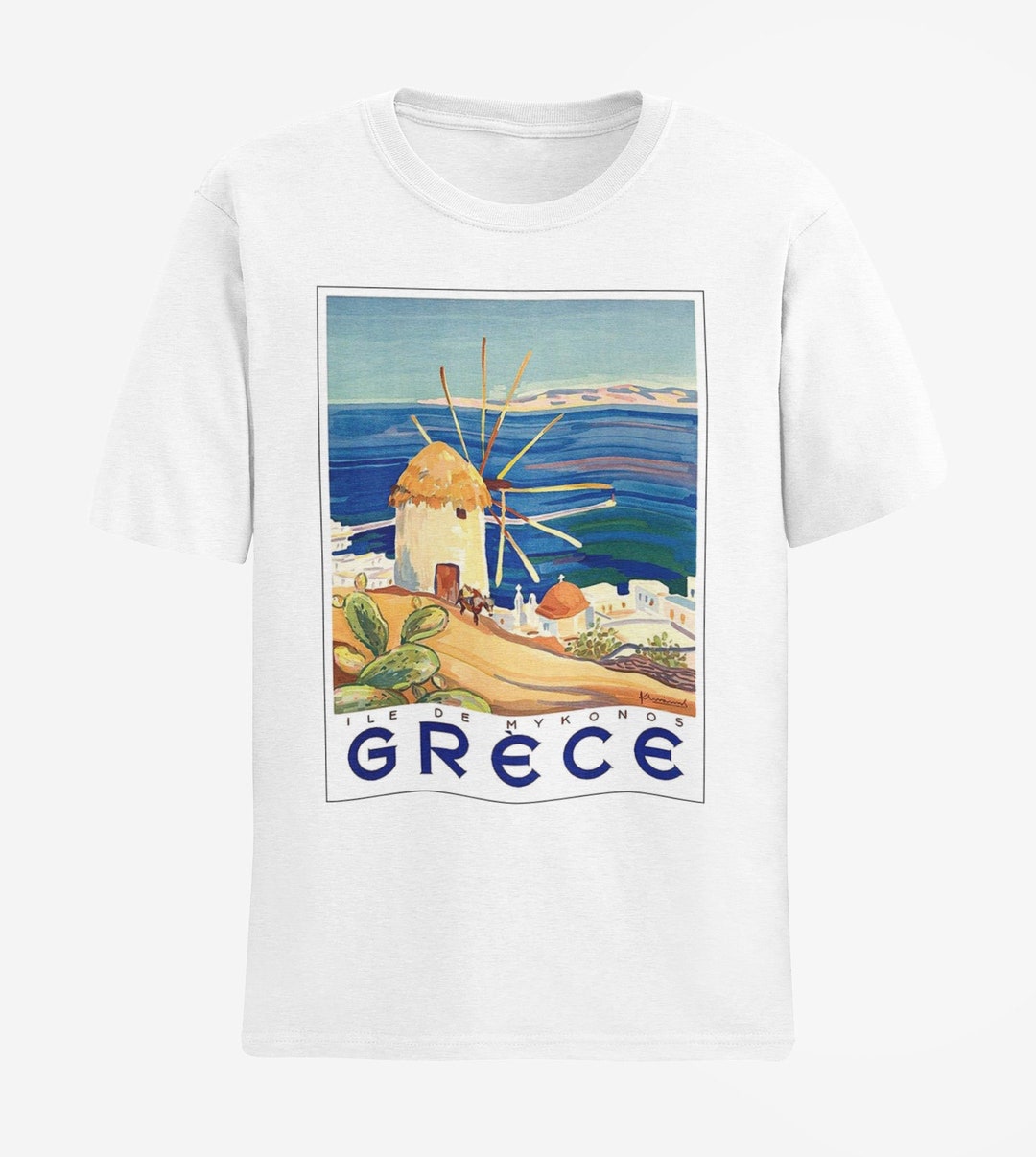 Vintage Greece T-shirt, Greek Travel Sweater, Greece Hoodie, Santorini ...