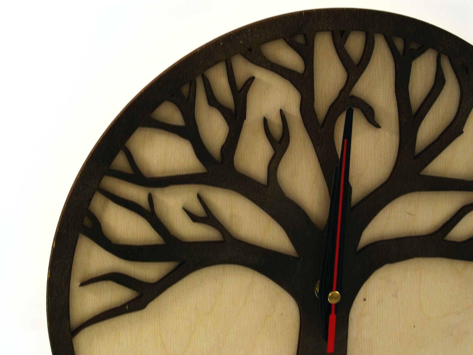 Tree Life Clock Wooden Clock With Tree Life Decor Tree of Life Clock ...