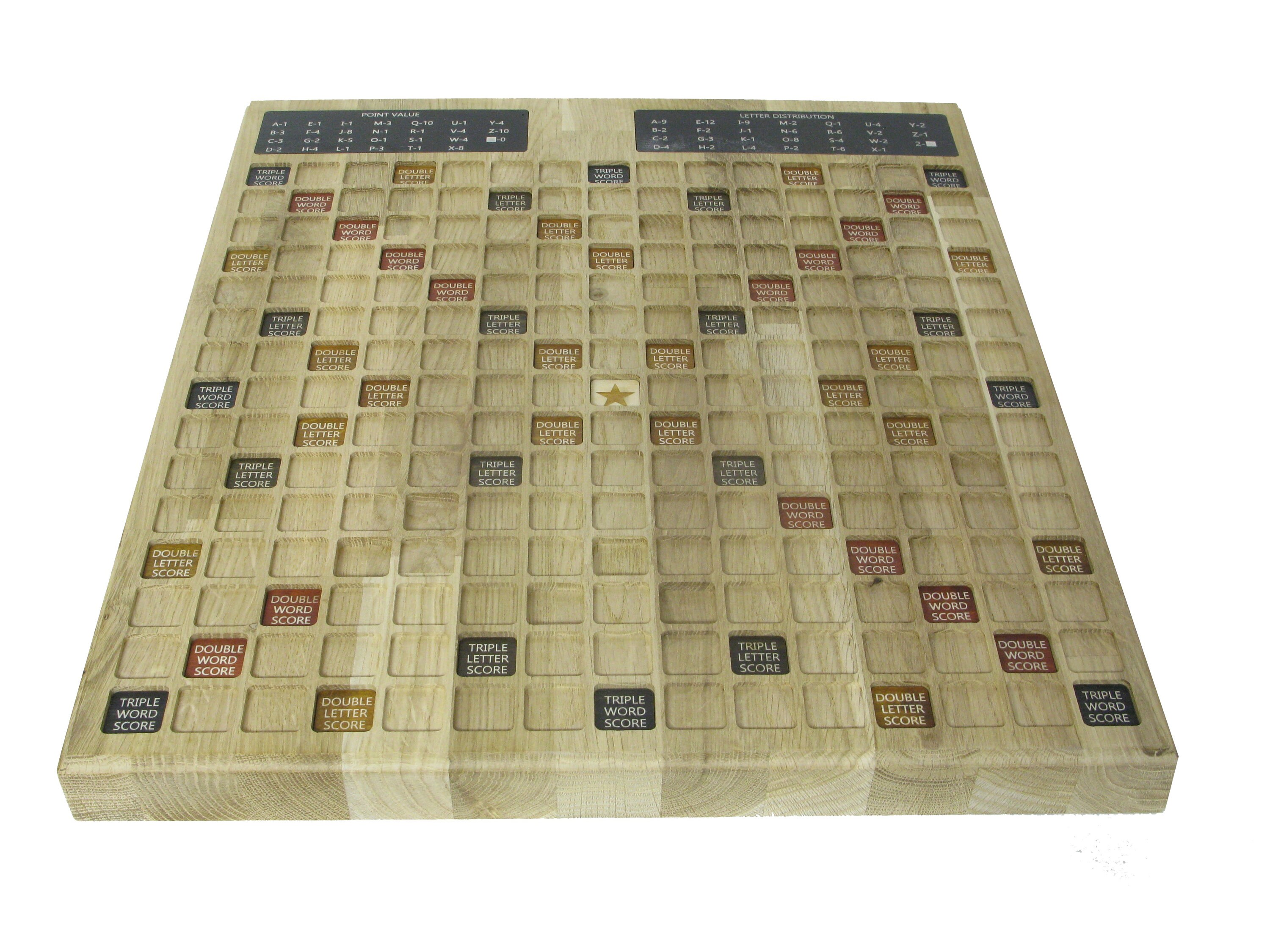 Oak Scrabble Solid Wooden Game Scrabble Exclusive Board Game Scrabble ...