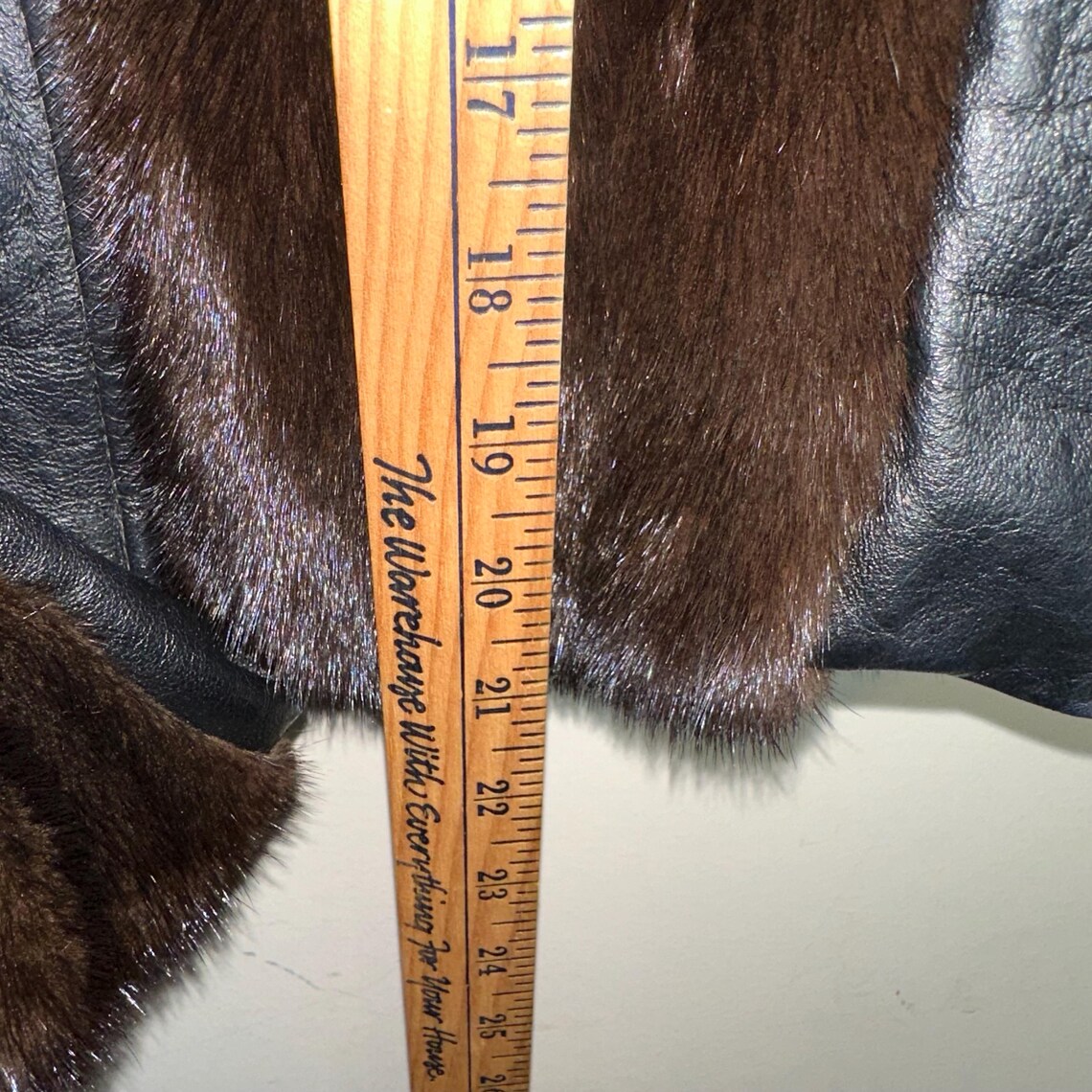 Vintage Kirschner Furs Women’s Mink Brown Black Leather Vest Matching ...