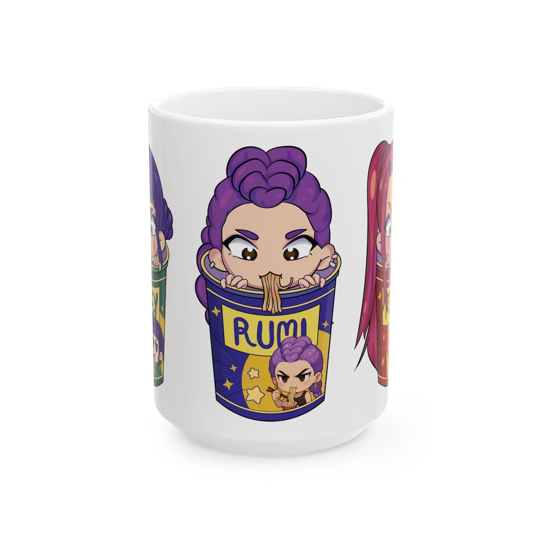 Mug Huntrix Ramyun, Chasseurs de démons Kpop, Mug Film Kpop, Huntrix ...