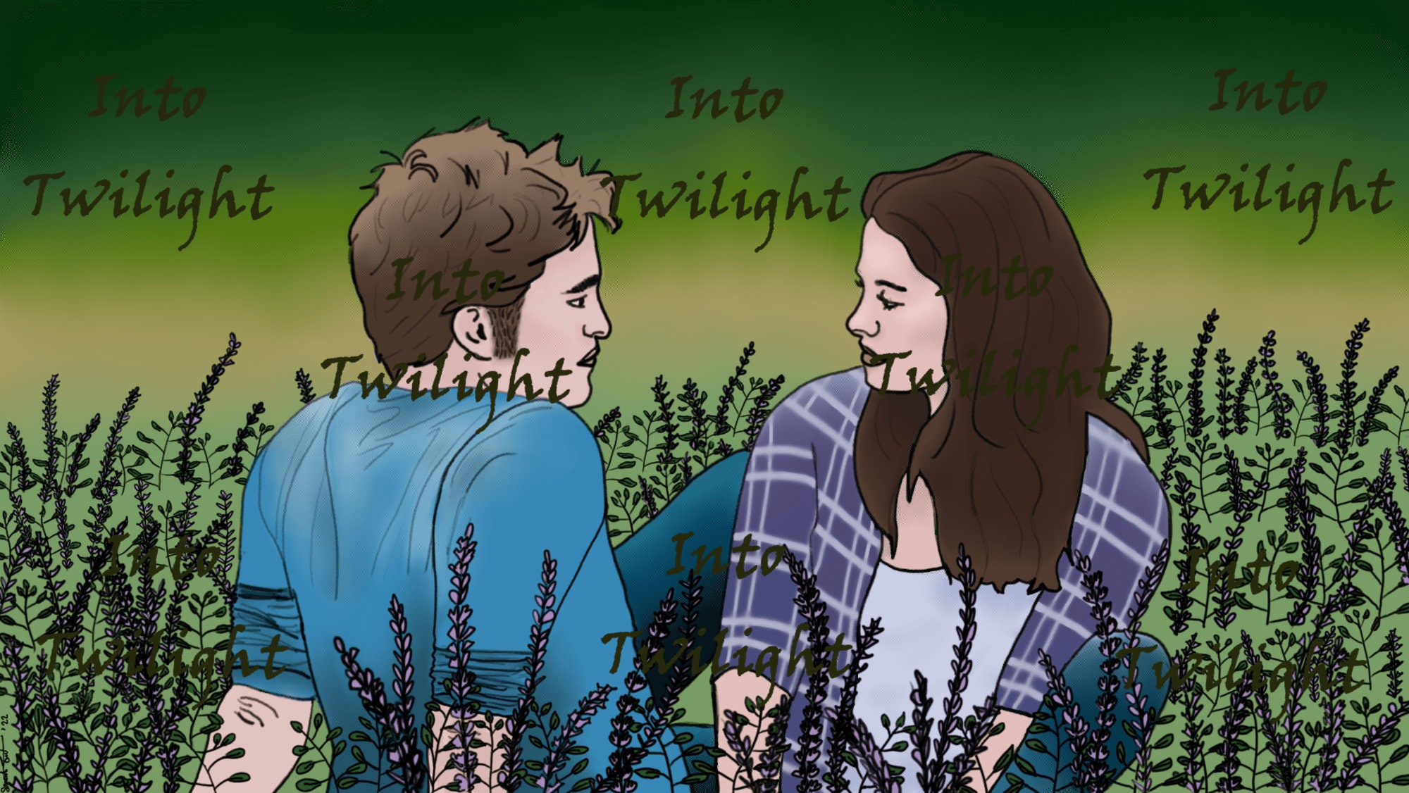 Edward And Bella In The Meadow