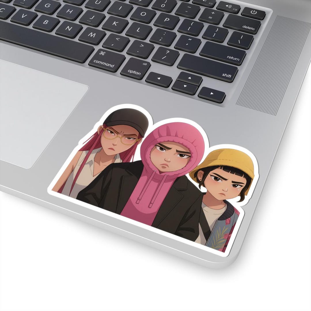 Huntrix Girls Disguise Sticker, Kpop Demon Hunters Sticker - Etsy