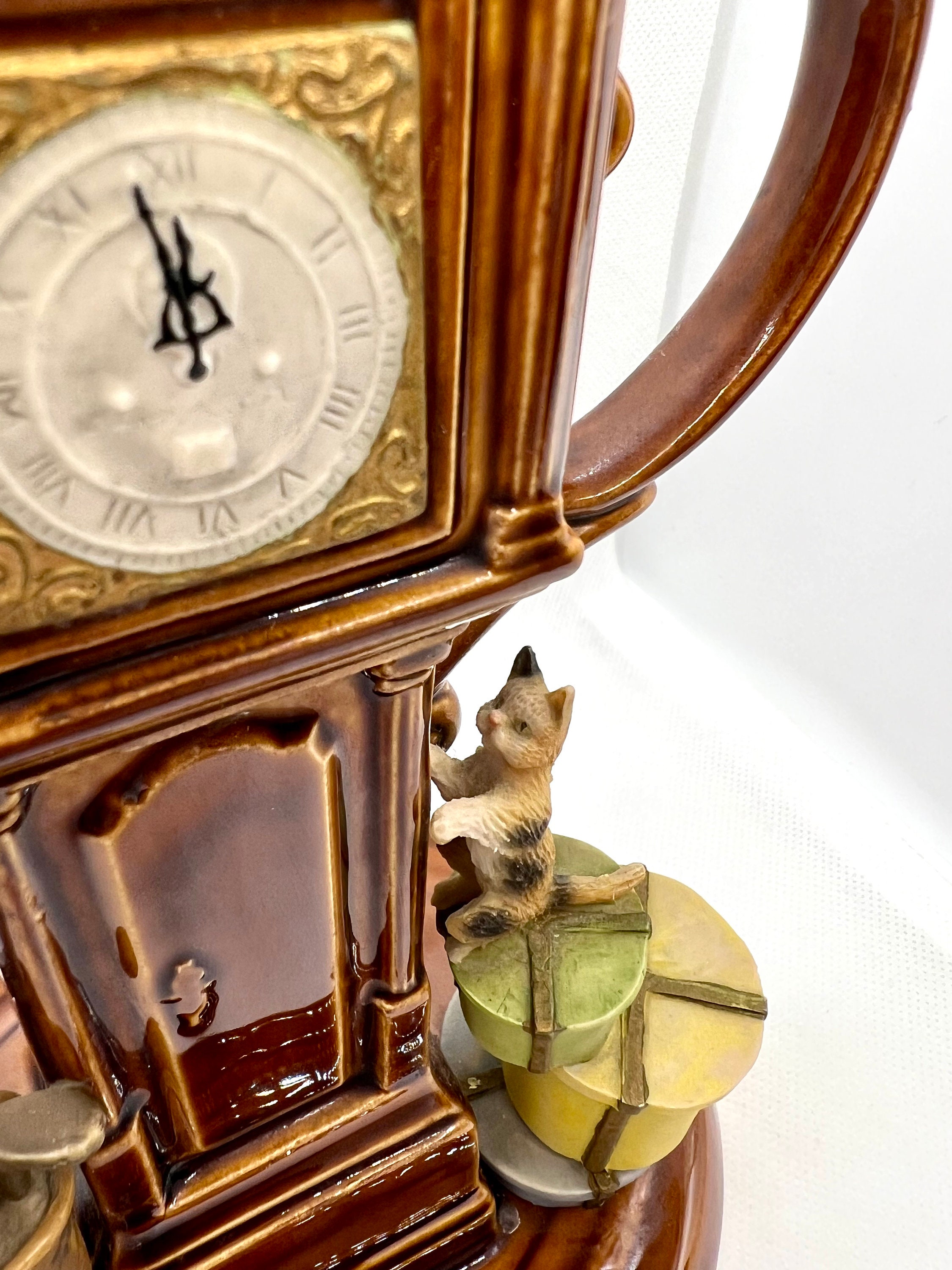Collectors 1990s Park Rose Pottery Grandfather Clock Jug / - Etsy