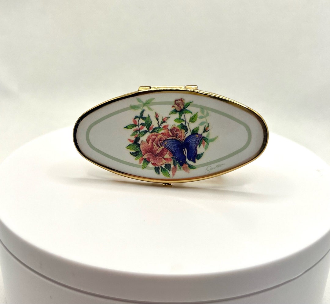 Vintage Stratton Butterfly and Rose Gold Toned Lipview Lipstick Holder ...