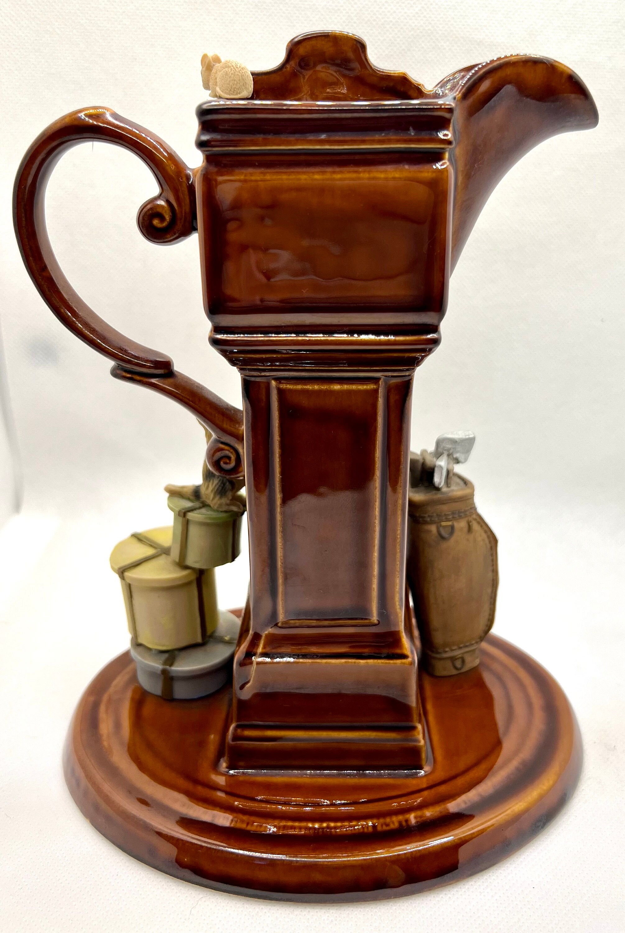 Collectors 1990s Park Rose Pottery Grandfather Clock Jug / - Etsy