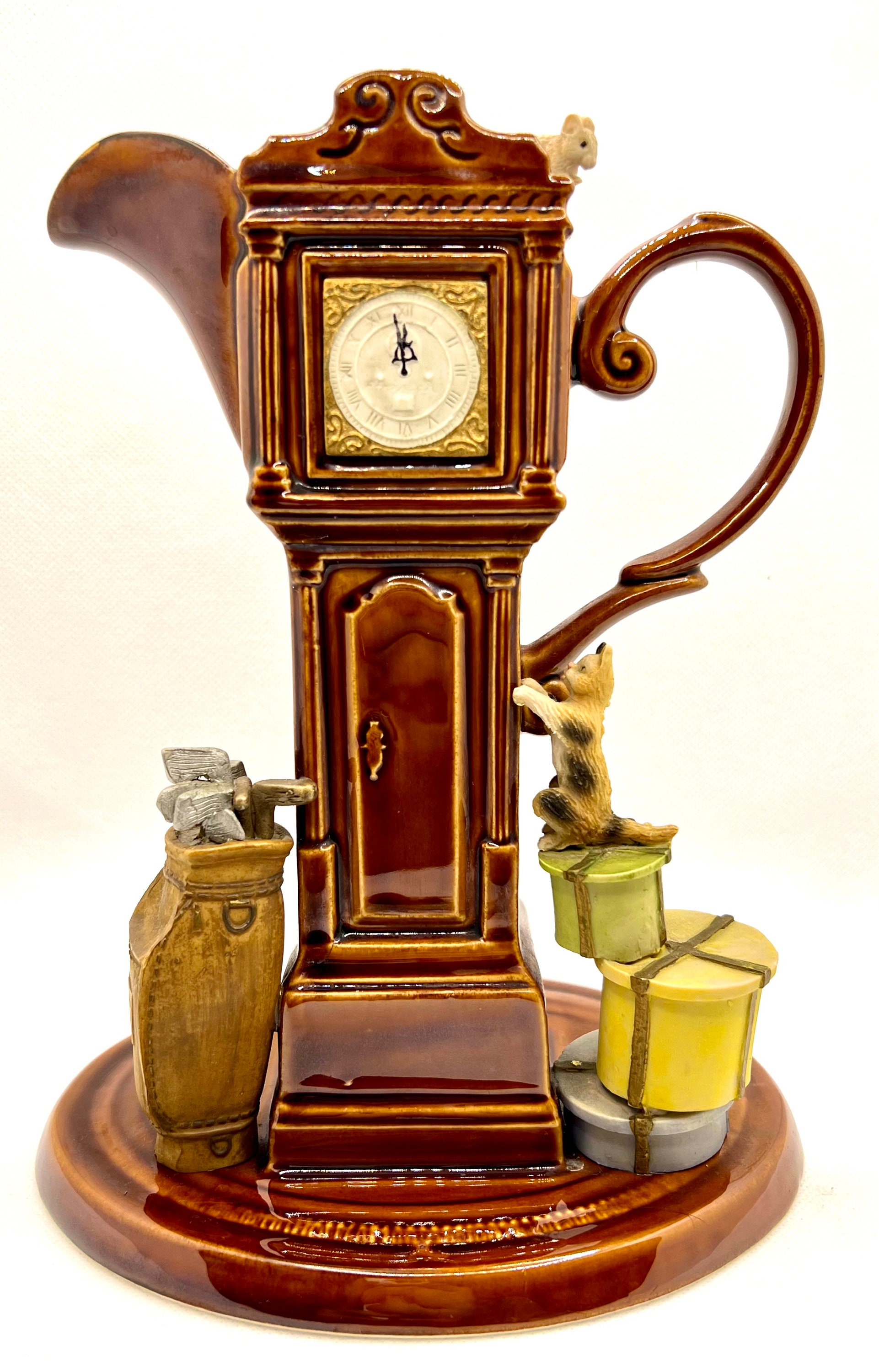 Collectors 1990s Park Rose Pottery Grandfather Clock Jug / - Etsy
