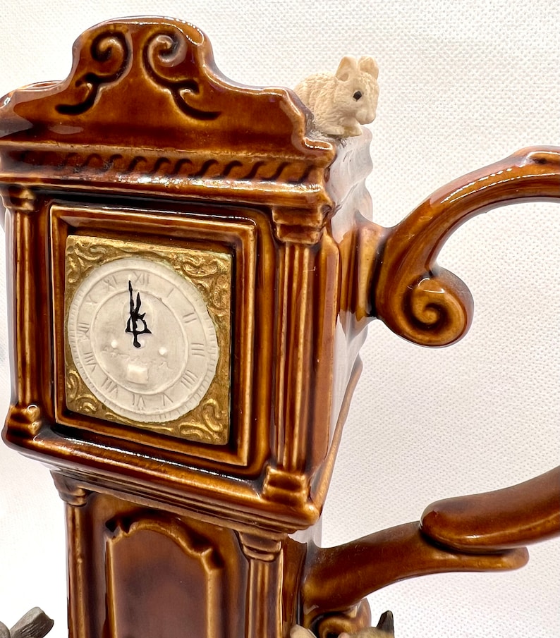 Collectors 1990s Park Rose Pottery Grandfather Clock Jug / - Etsy