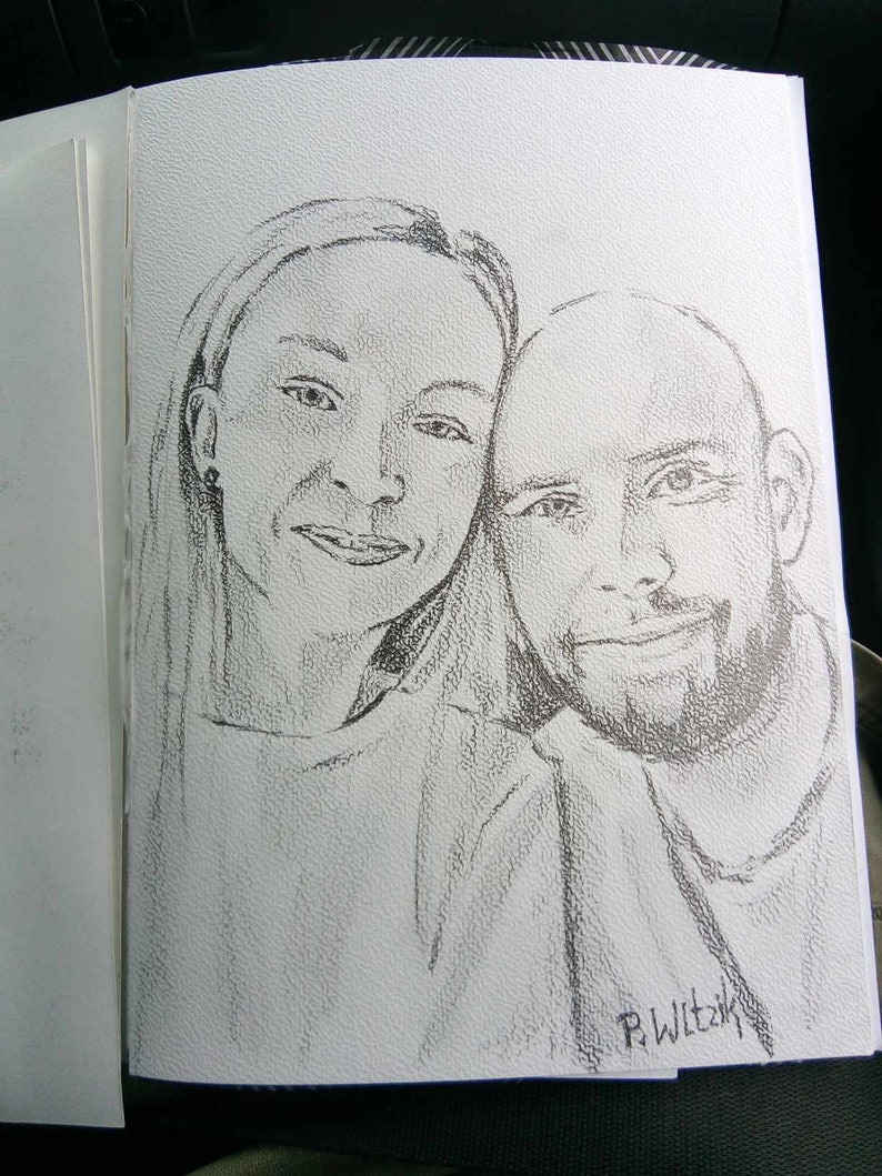 A4 Pencil Drawing Based on a Photo of a Person or - Etsy Australia