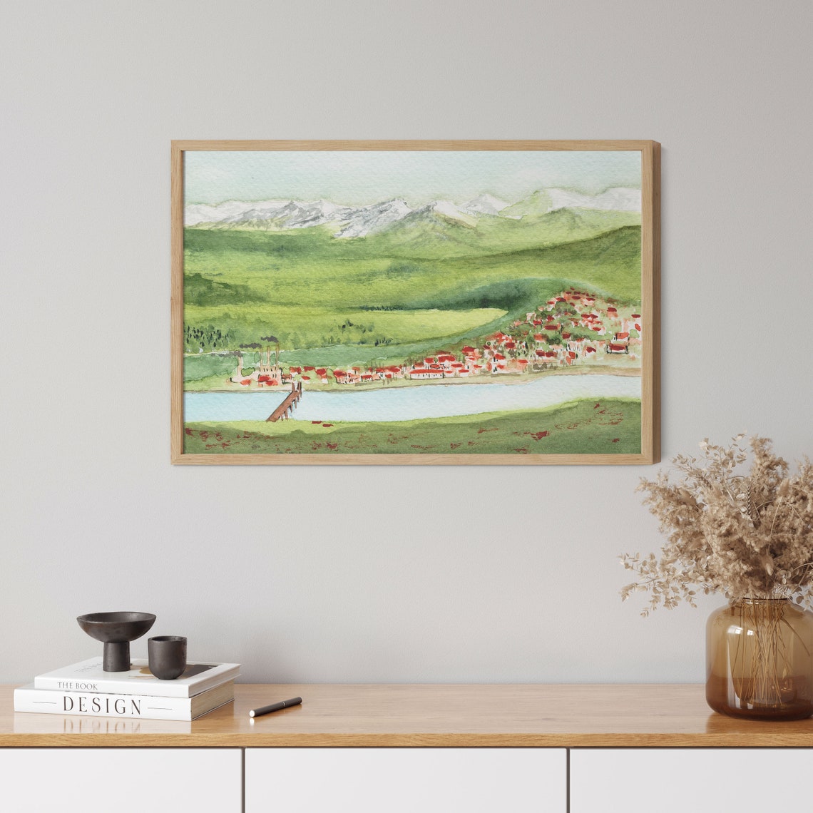 Howl Watercolor Painting, Ghibli Wall Art, Howl Print, Howl Poster ...