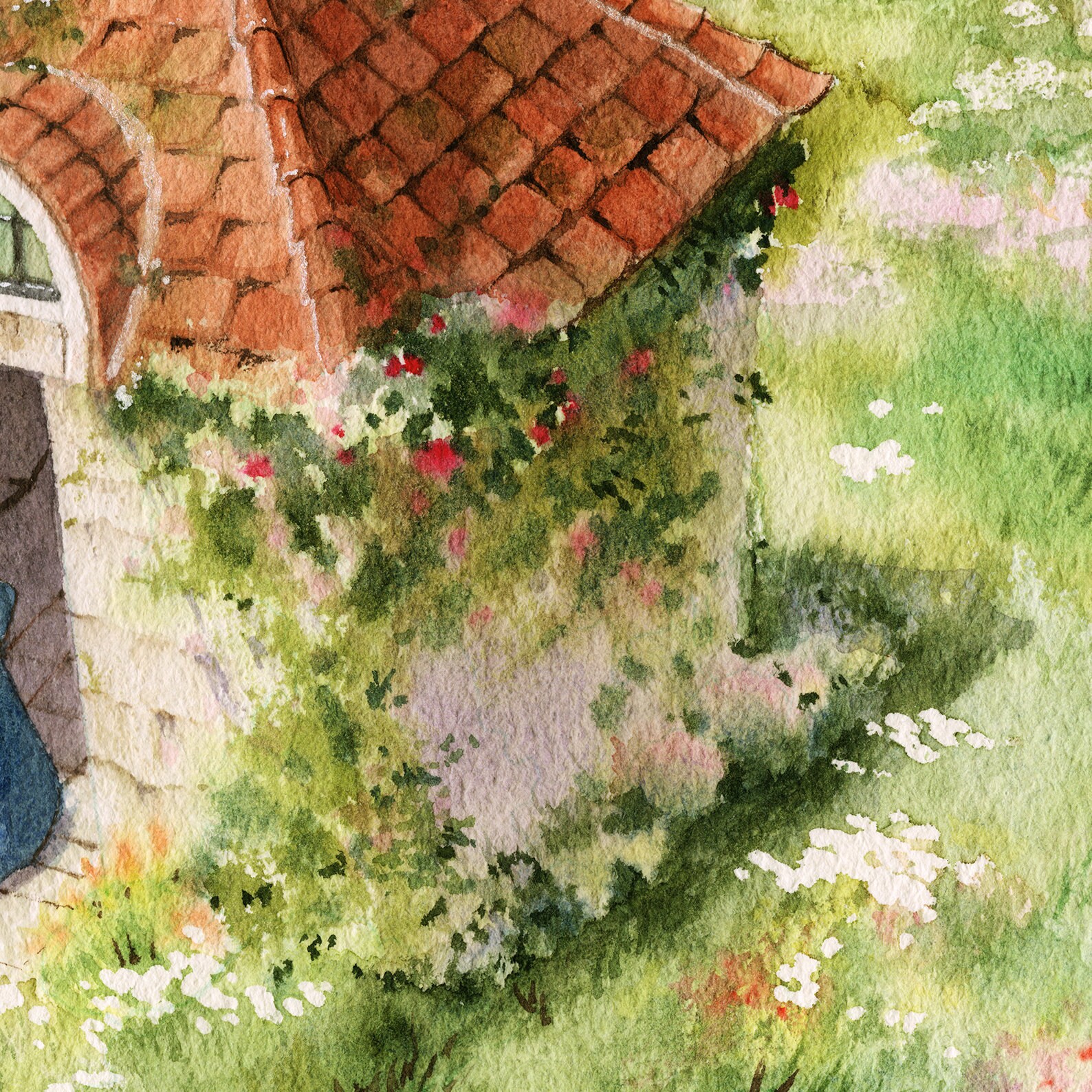 Howl Watercolor Painting, Ghibli Wall Art, Howl Print, Howl Poster ...