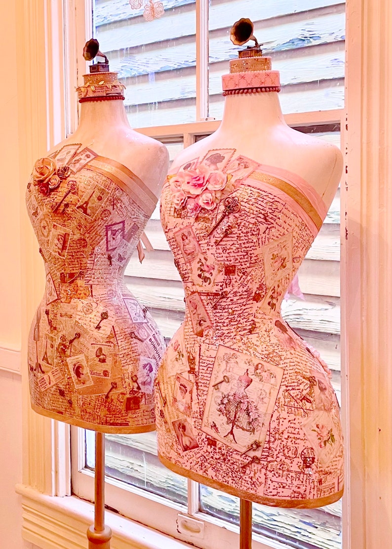 Vintage Gold Ribbons and Roses Shabby Chic Decor, Gold Victorian Decor ...