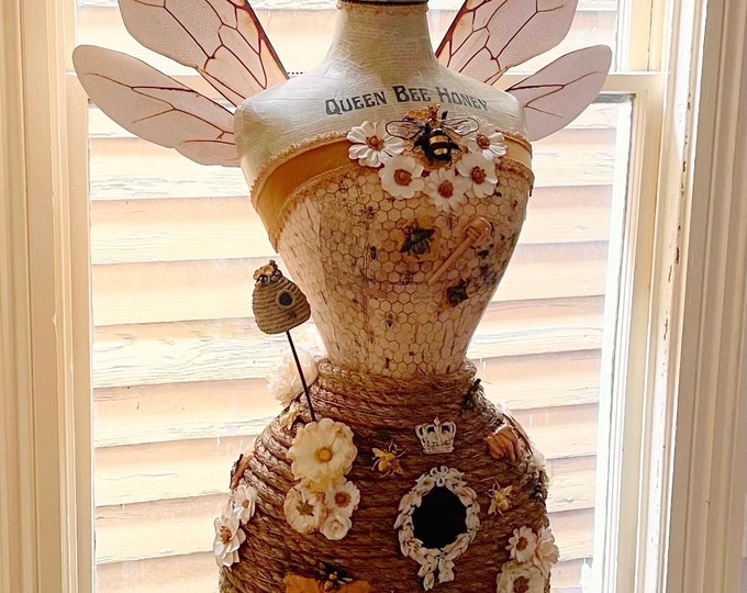 Queen Bee Decor, Queen Bee Dress Form, Queen Bee Display, Queen Bee ...
