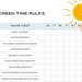 Summer Screen Time Checklist - Etsy