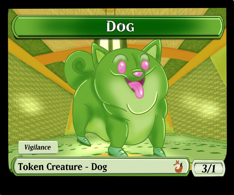 Dog Tokens X5 - MTG - Etsy