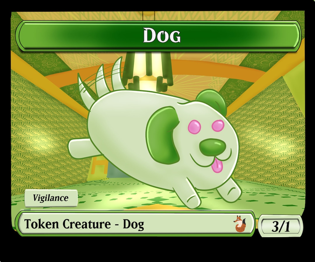 Dog Tokens X5 - MTG - Etsy