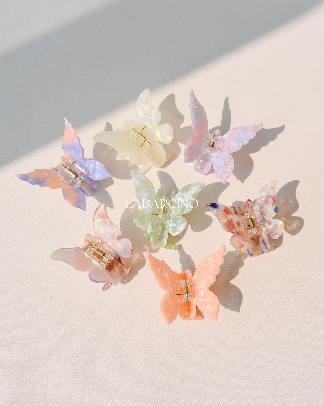 Butterfly Claw Clip Butterfly Hair Clips Colorful Butterfly - Etsy