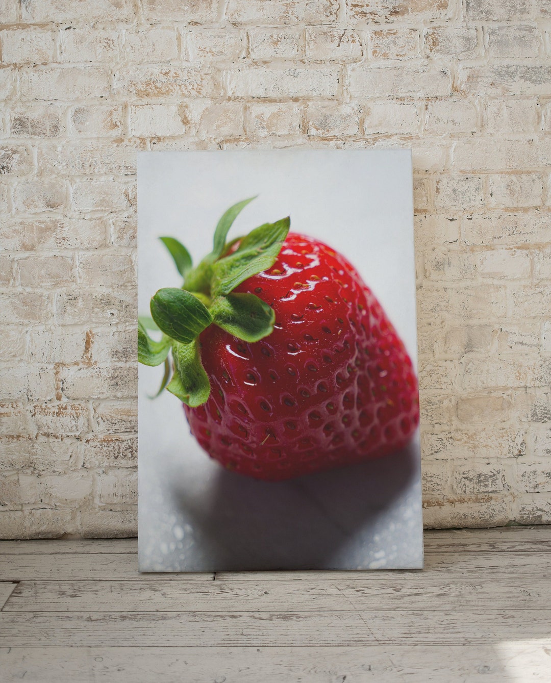 Printable Red Photography · Strawberry · Bright Red Print · Wall ...
