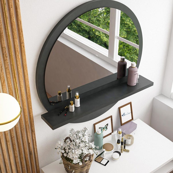 Mirror With Shelf - Etsy