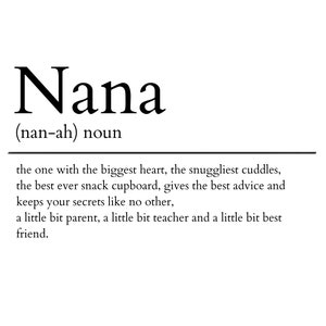Grandma Gift, Grandma Description, Digital Print, Grandma Quote ...