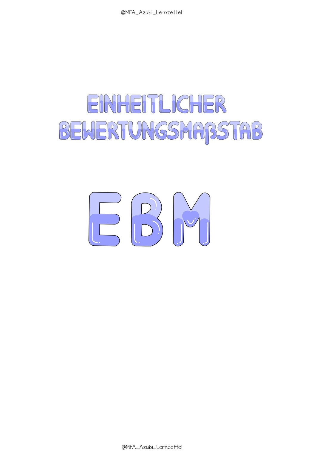Medizinische Fachangestellte Lernzettel EBM - Etsy.de