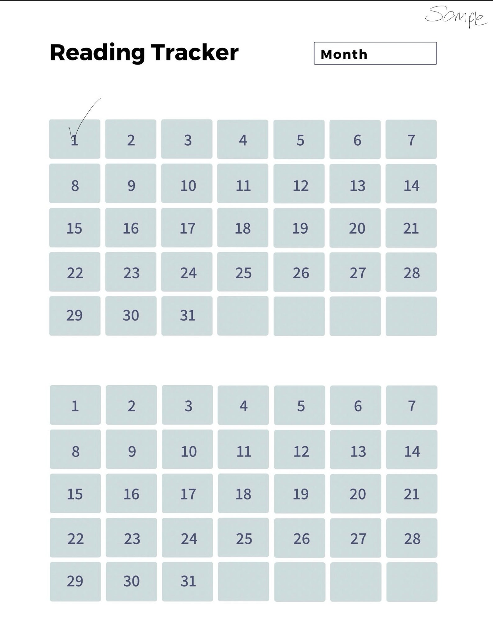 Book Log With a Monthly Reading Tracker - Etsy